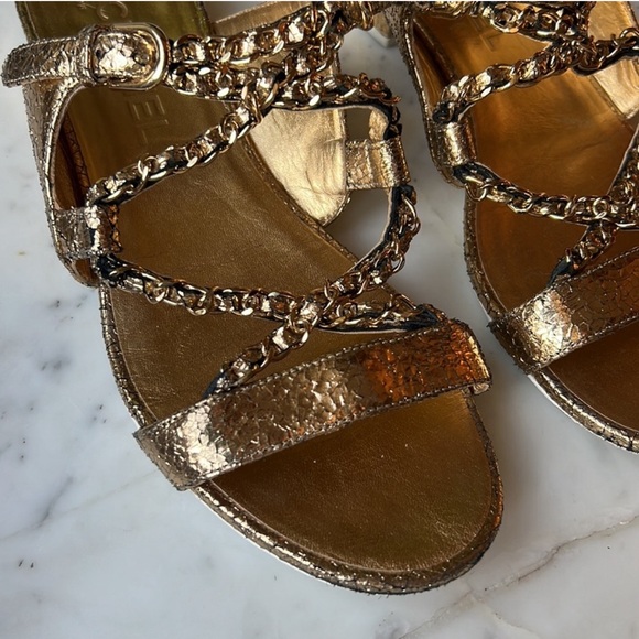CHANEL | Shoes | Chanel Chain Slides | Poshmark
